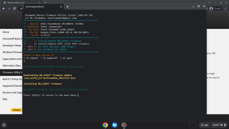 Linux on a Chromebook - Quantulum Ltd